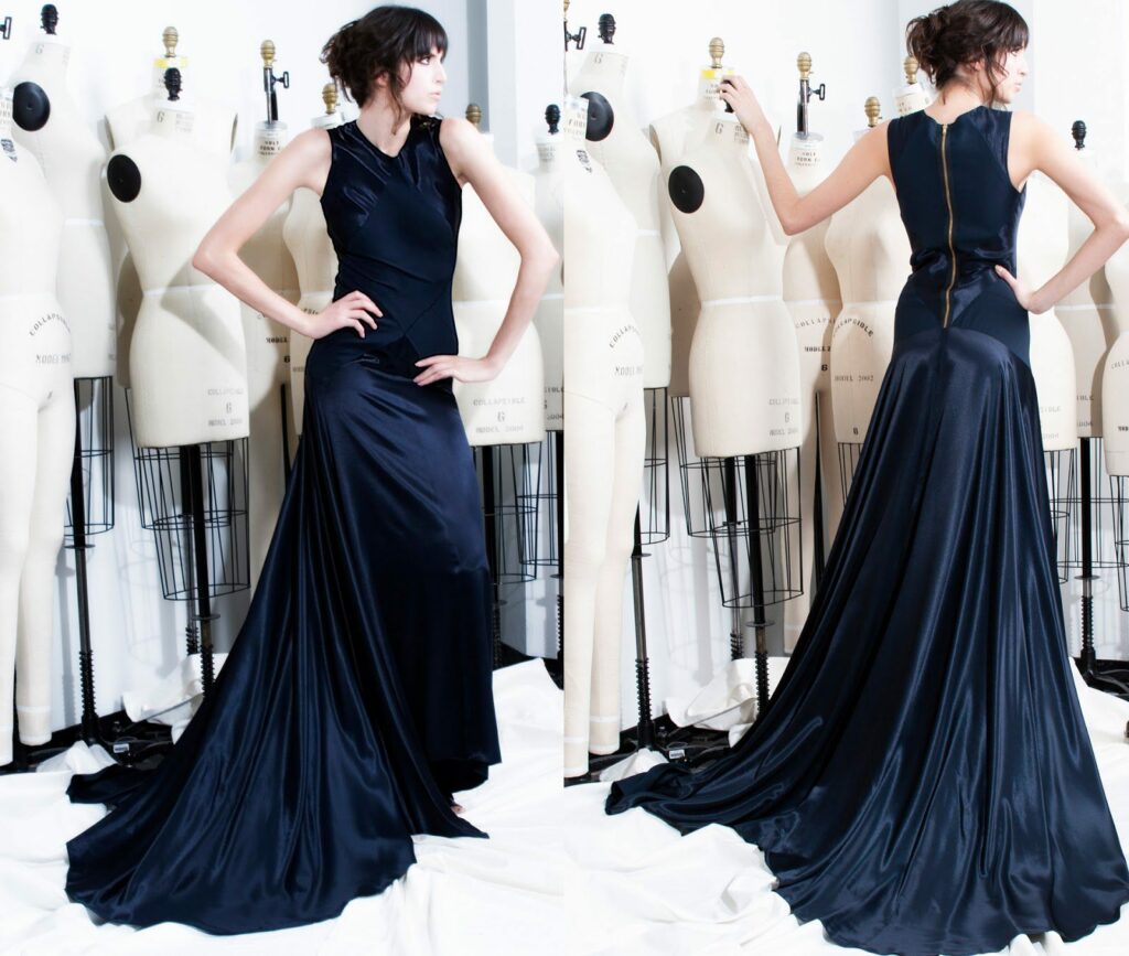 Vionnet-Inspired Bias Dress – Draping Society